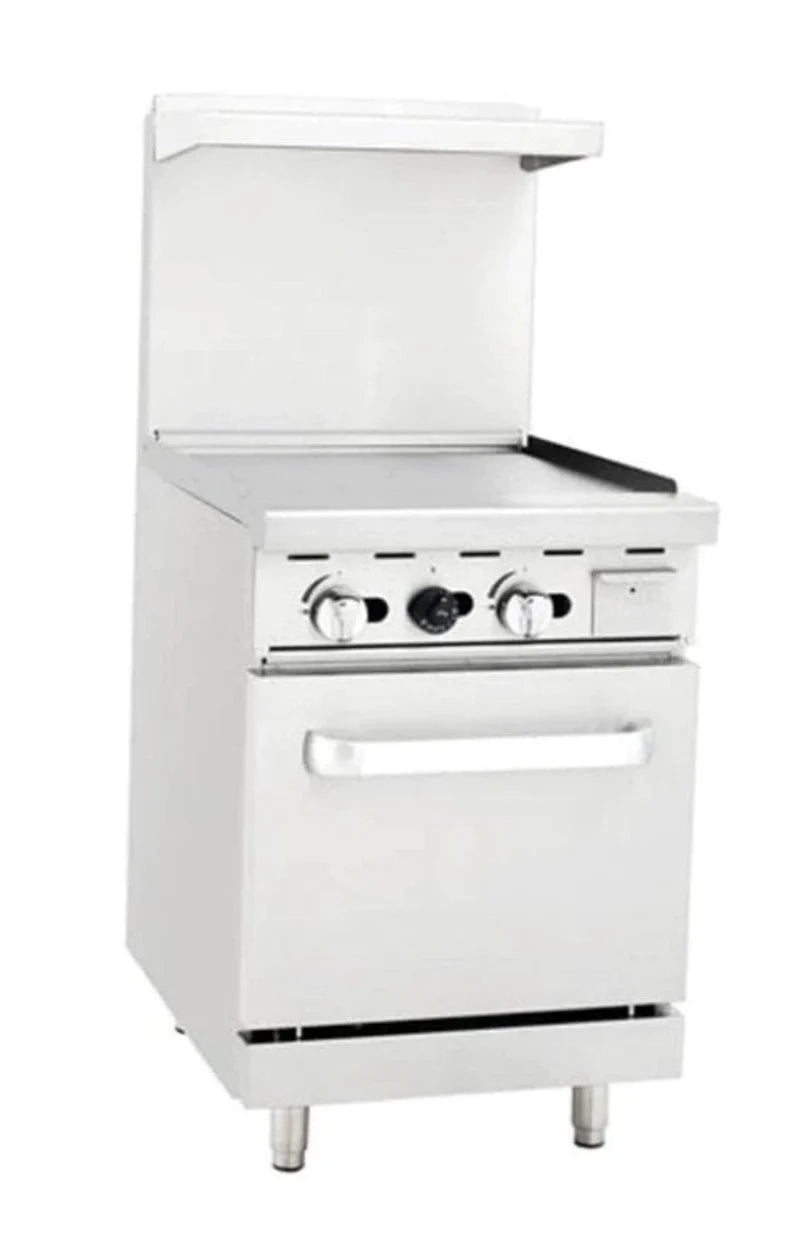 Omega ATO-24G Natural Gas 24" Griddle Stove Top Range – Econoquip Canada